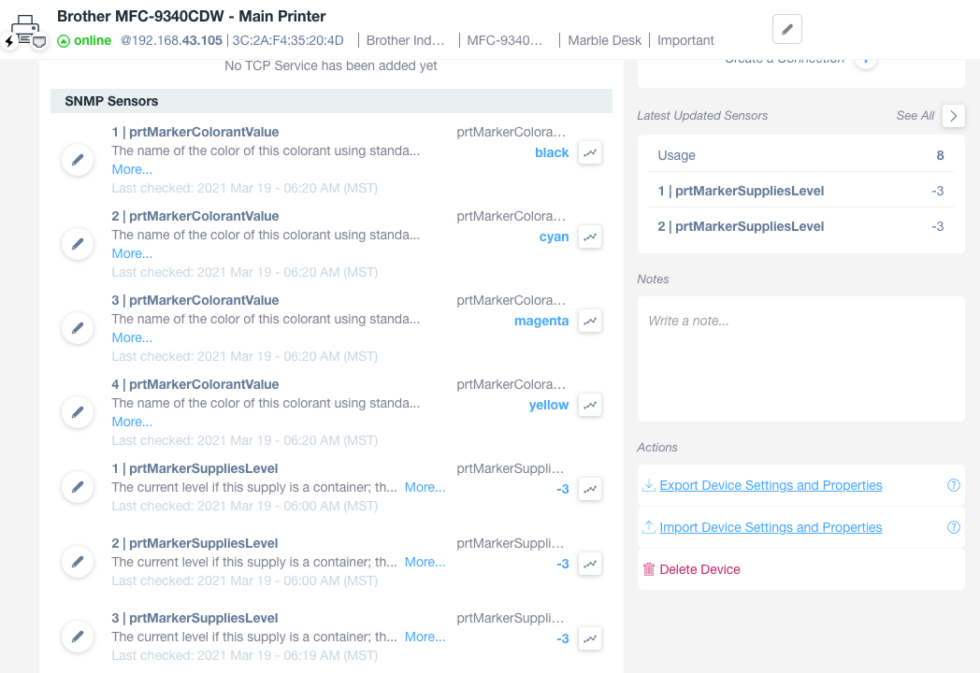 Automating SNMP setups using Node-RED.